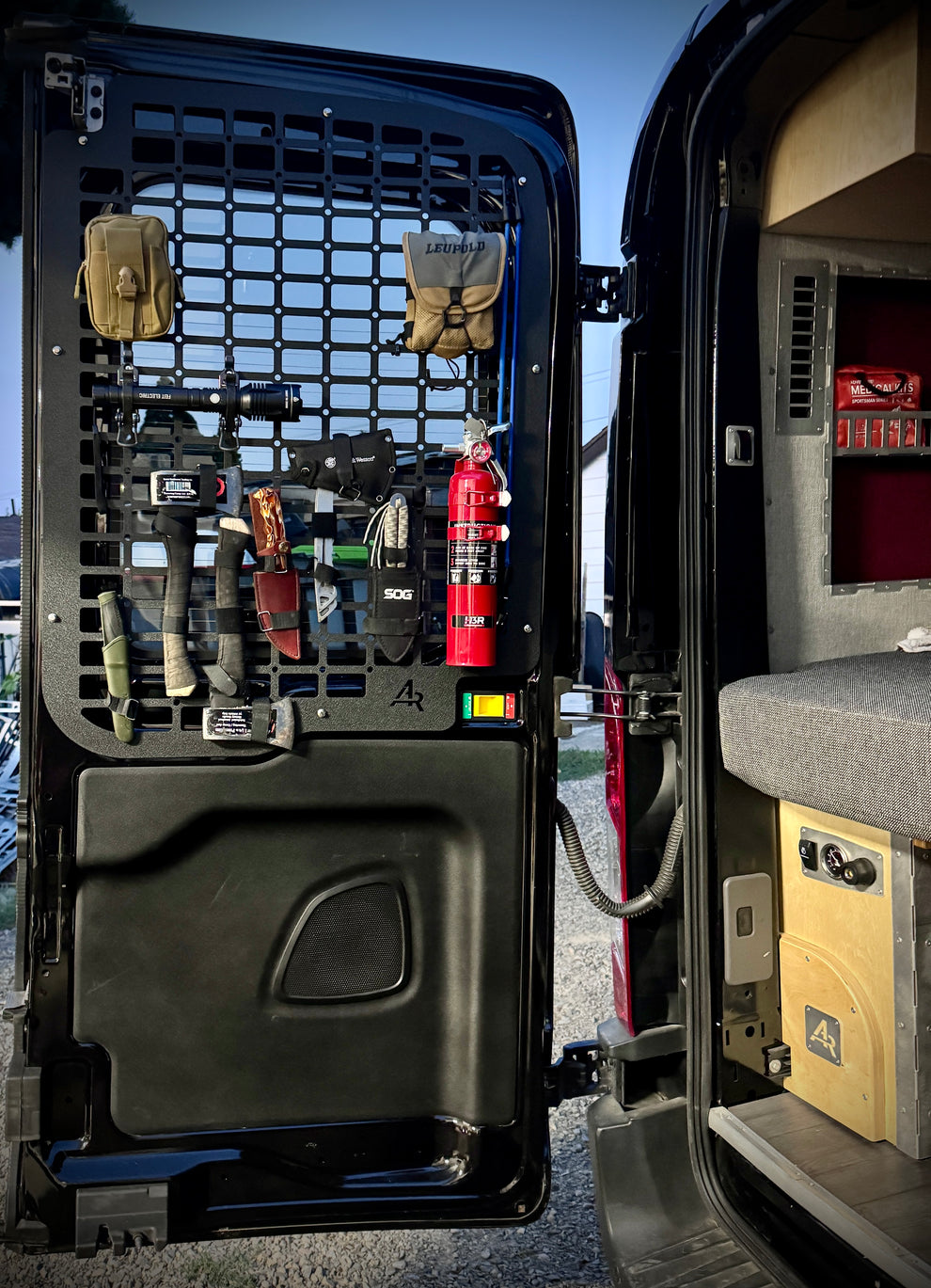 Ford Transit Rear Door Molle Panel – Adventure Ready